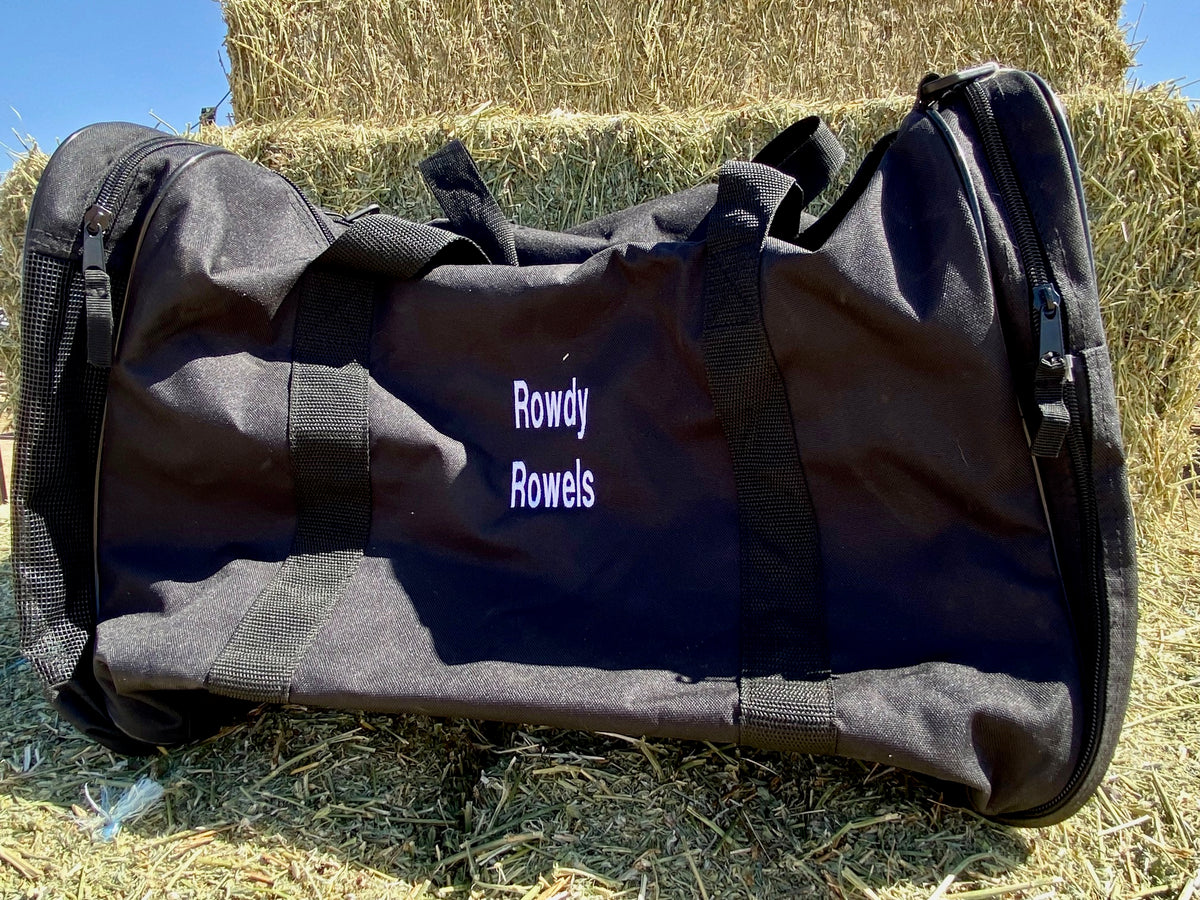 Rowdy Rowel Water Resistant Large Bull Riding Duffel Bag — Rowdy Rowels